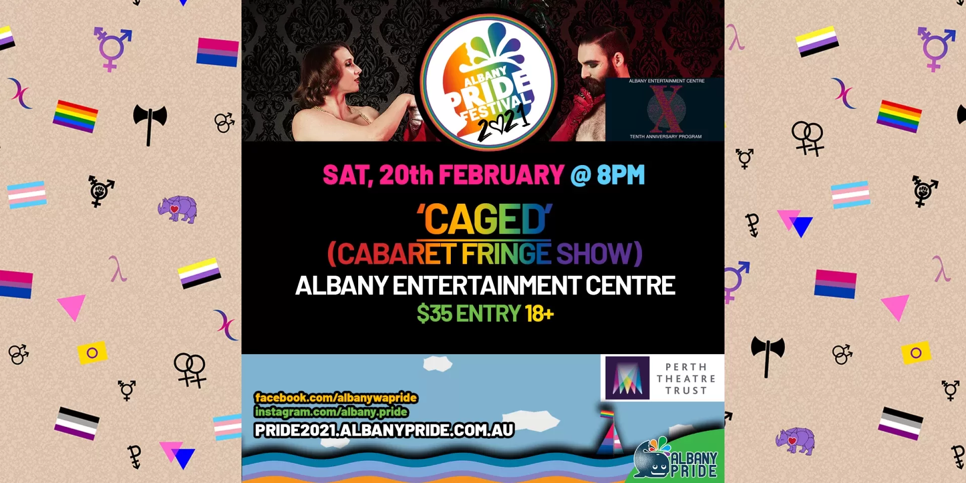 ‘Caged’ (Cabaret Fringe Show) | Albany Pride Festival